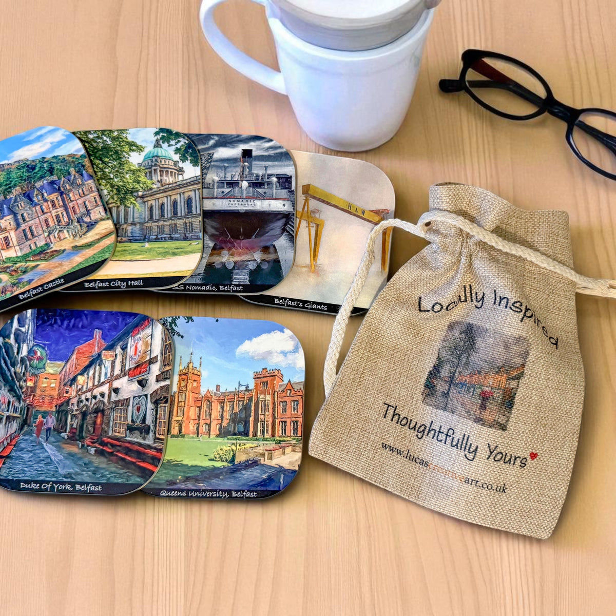 Individual Coasters - mix and match – Lucas Creative Art
