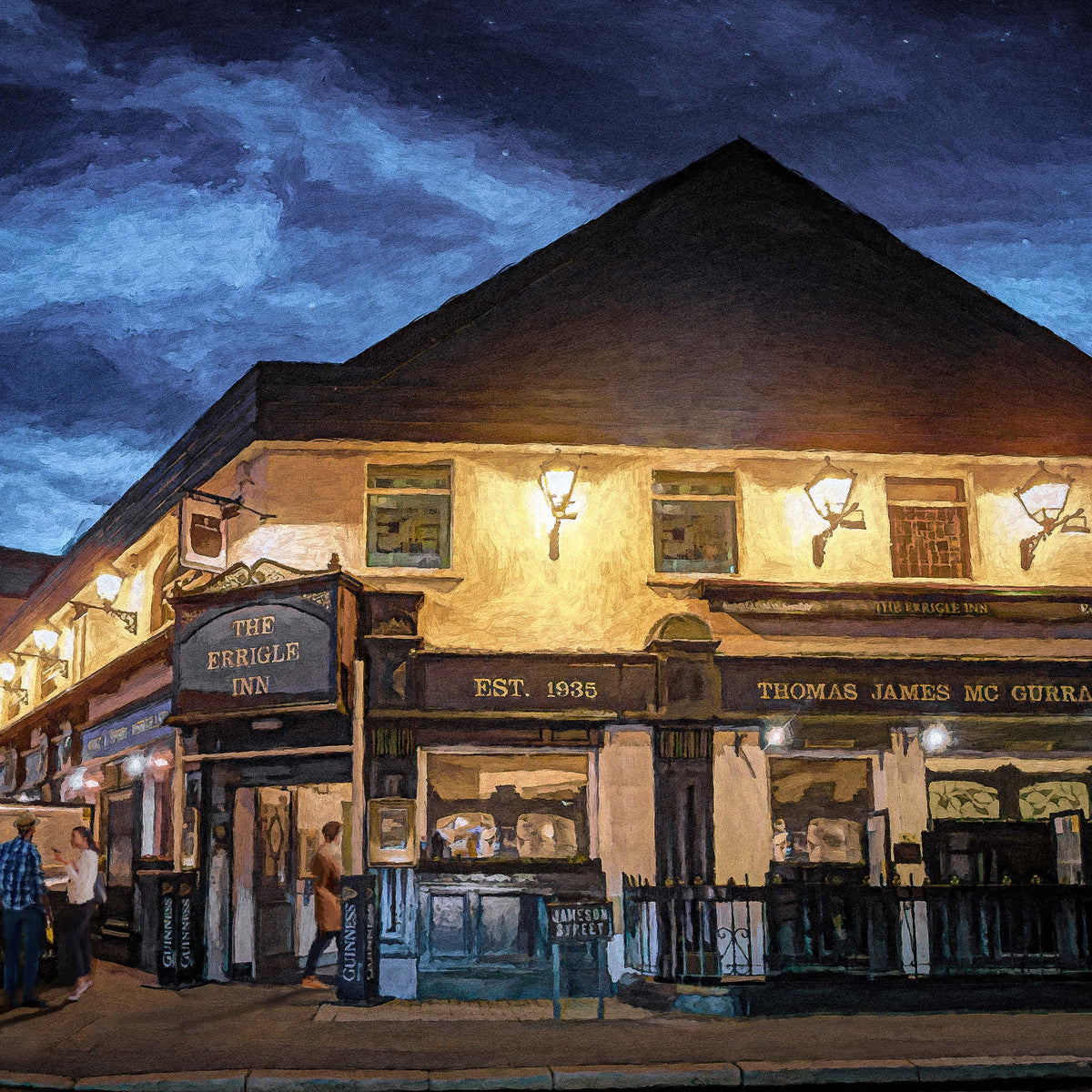 The Errigle Inn, Belfast – Lucas Creative Art