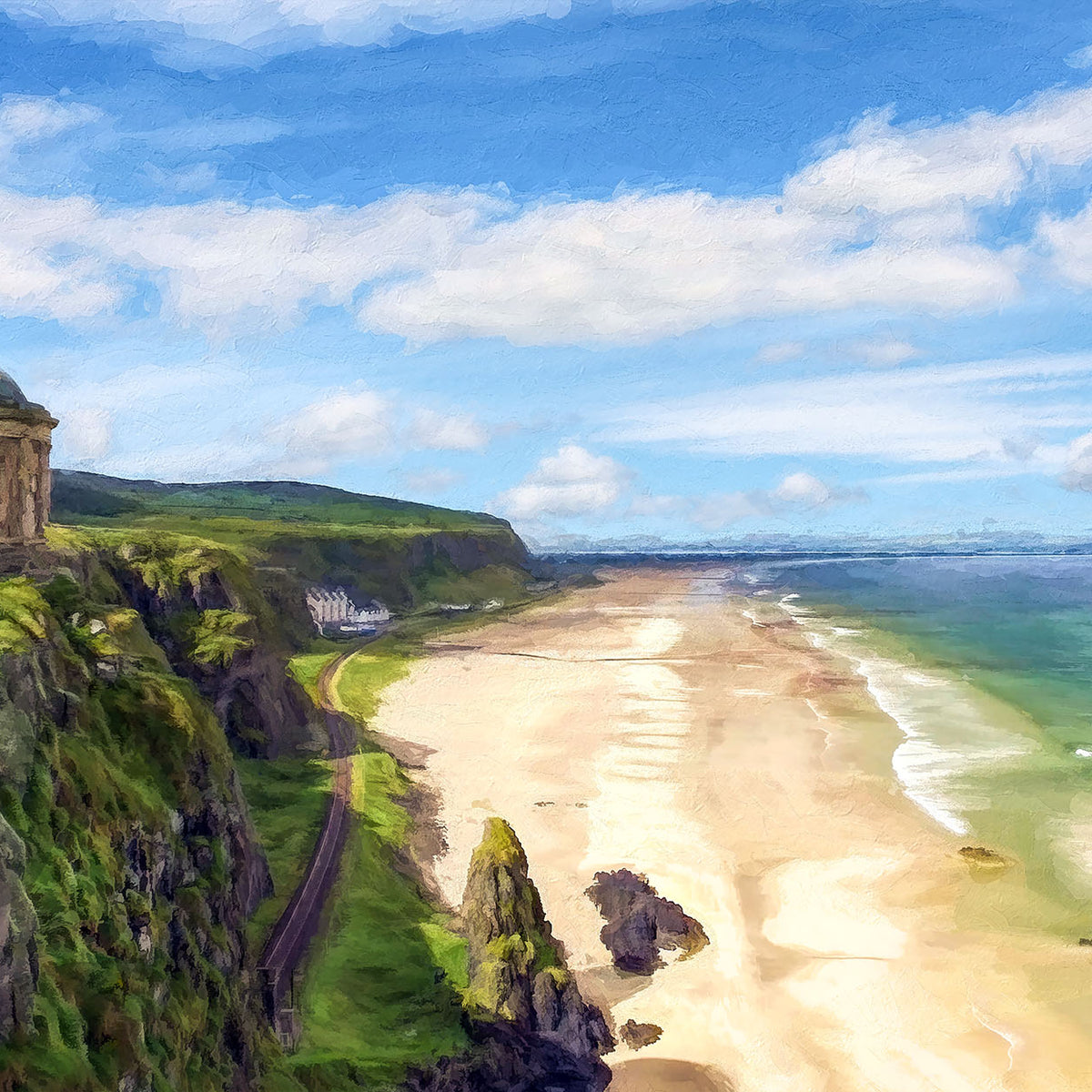 Mussenden Temple – Lucas Creative Art