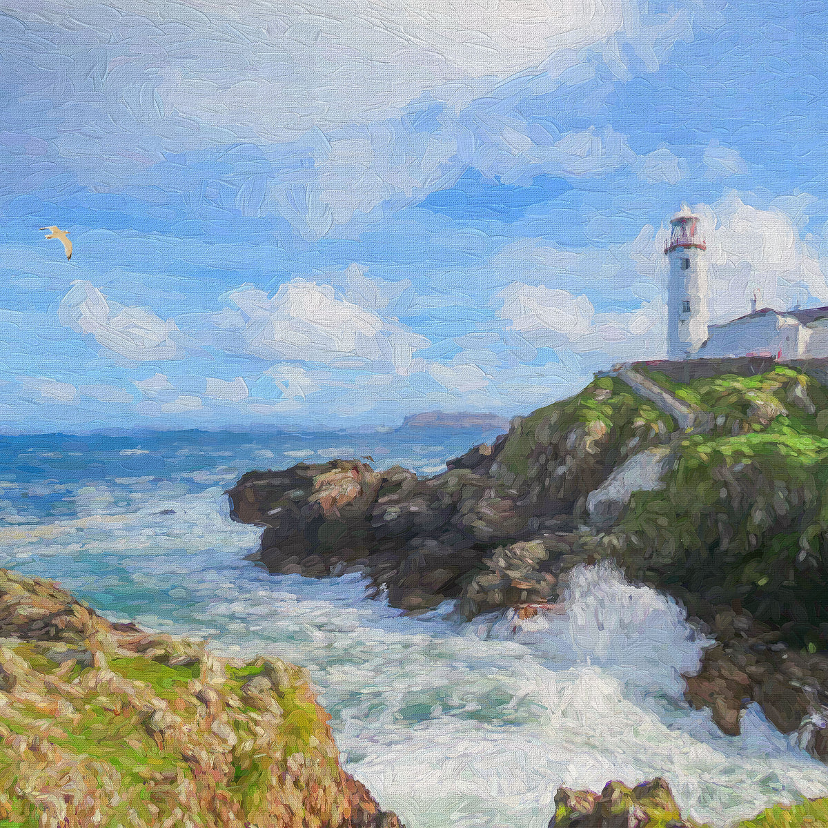 The Lighthouse , Fanad Head – Lucas Creative Art
